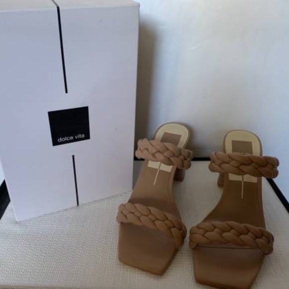 Dolce Vita | Shoes | Dolce Vita Paily Slide Heel Sandal Braided Strap ...
